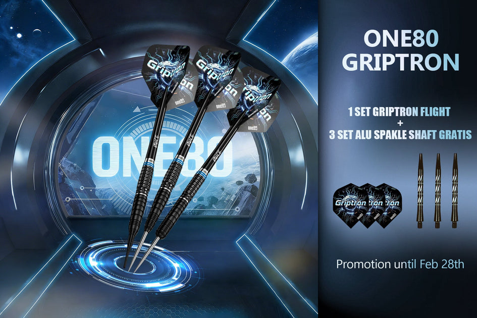 One80 Griptron Darts-2026 Launch – Tagged "90% Tungsten"– Münchner ...