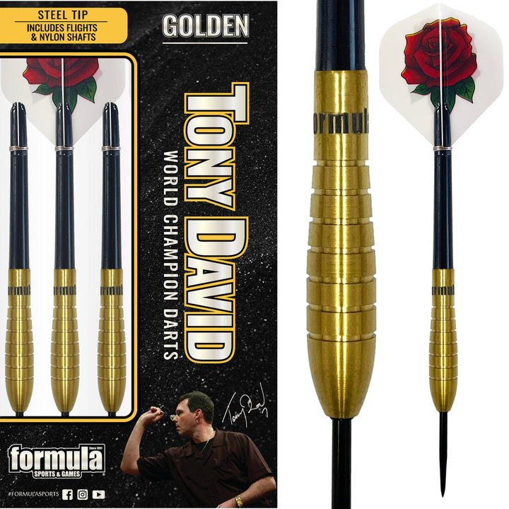 TONY DAVID GOLDEN Darts - 90% Tungsten – Münchner Dartcenter