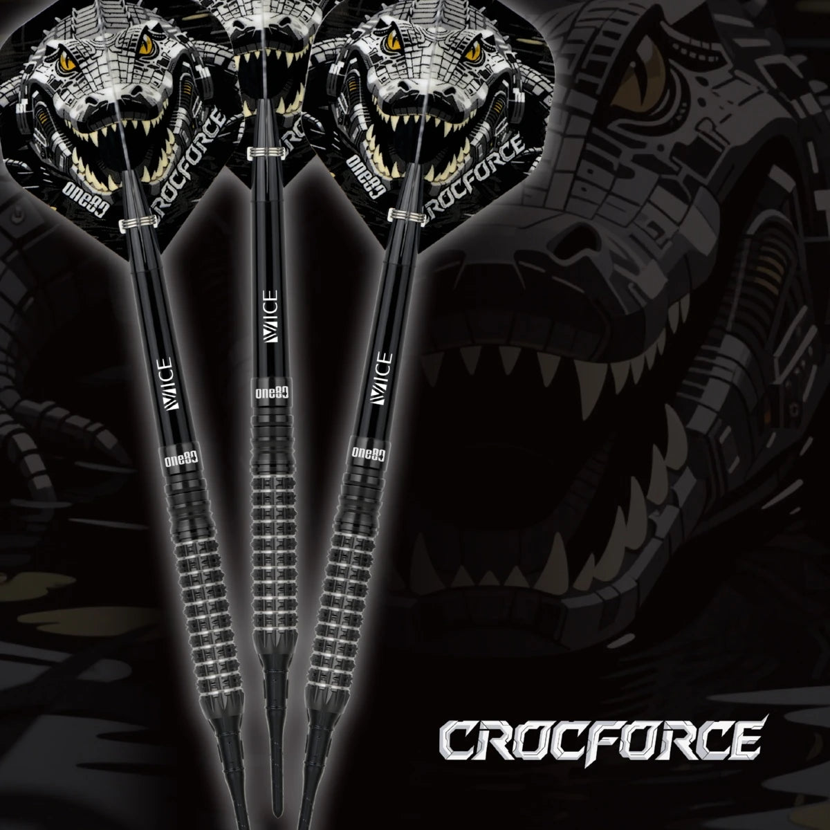 One80 Crocforce CF2 Softip-90%Tungsten – Münchner Dartcenter