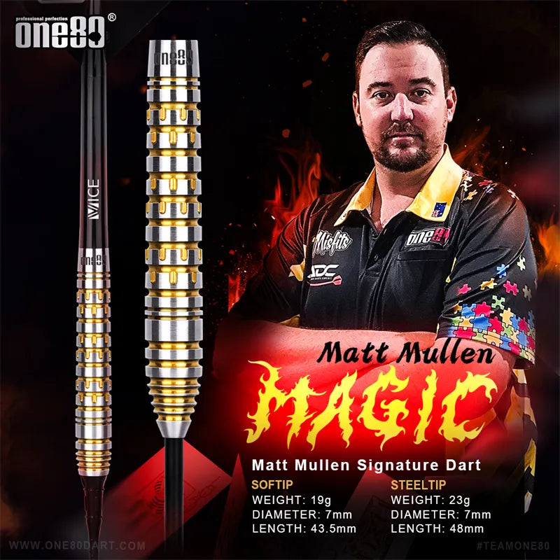 One80 Matt Mullen Signature Dart Steel Tip – Münchner Dartcenter
